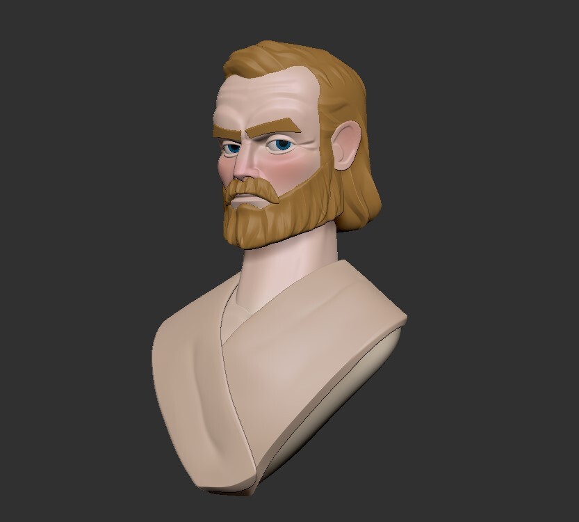 ArtStation - Obi-wan Kenobi Bust