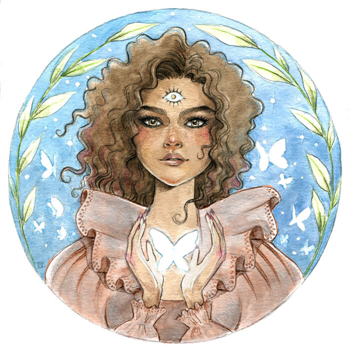 ArtStation - Butterfly witch