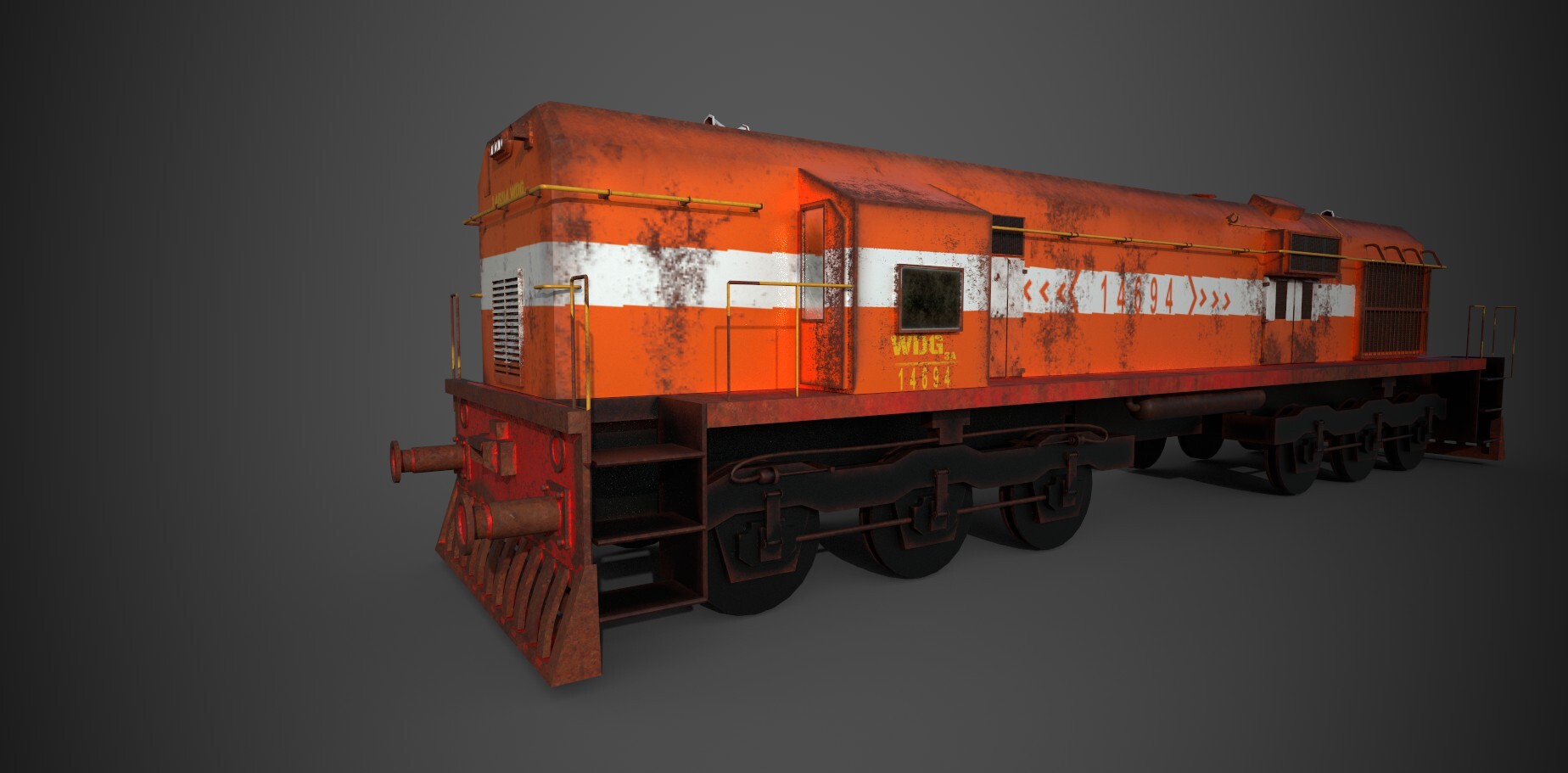ArtStation - Indian Railway Engine