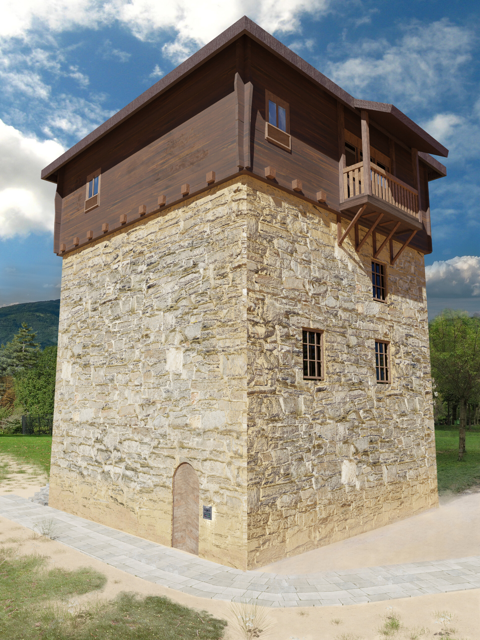 ArtStation - Serbian Medieval Fort