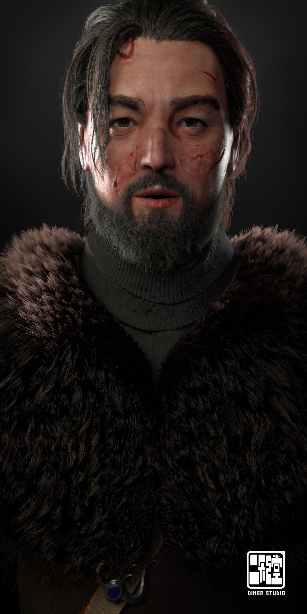 ArtStation - Leonardo DiCaprio 3D Art