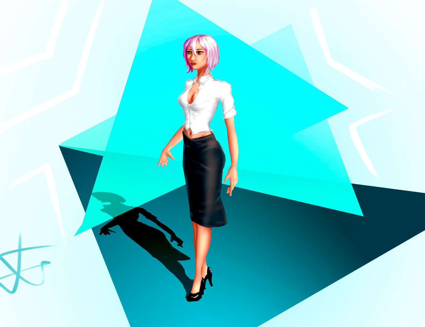 ArtStation - Office lady #2