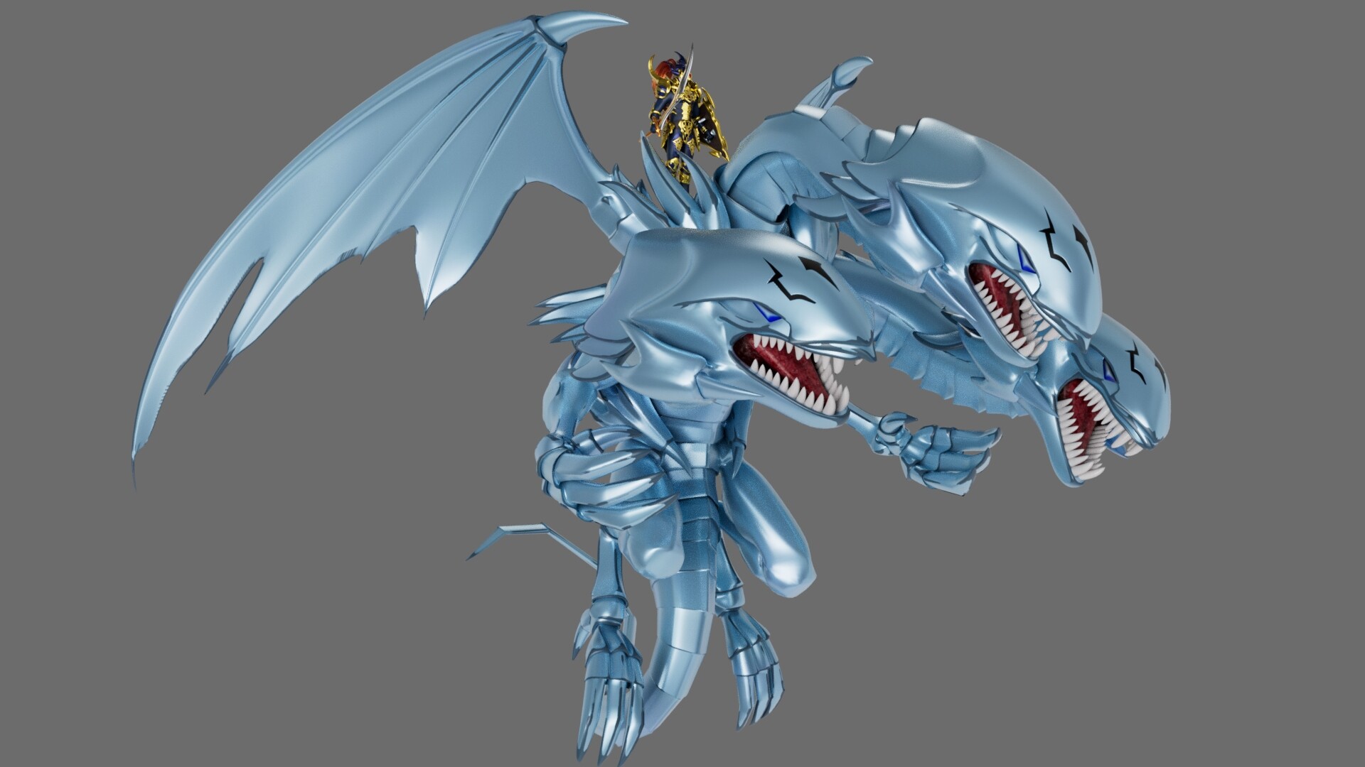 ArtStation - Dragon Master Knight - Blue Eyes Ultimate Dragon