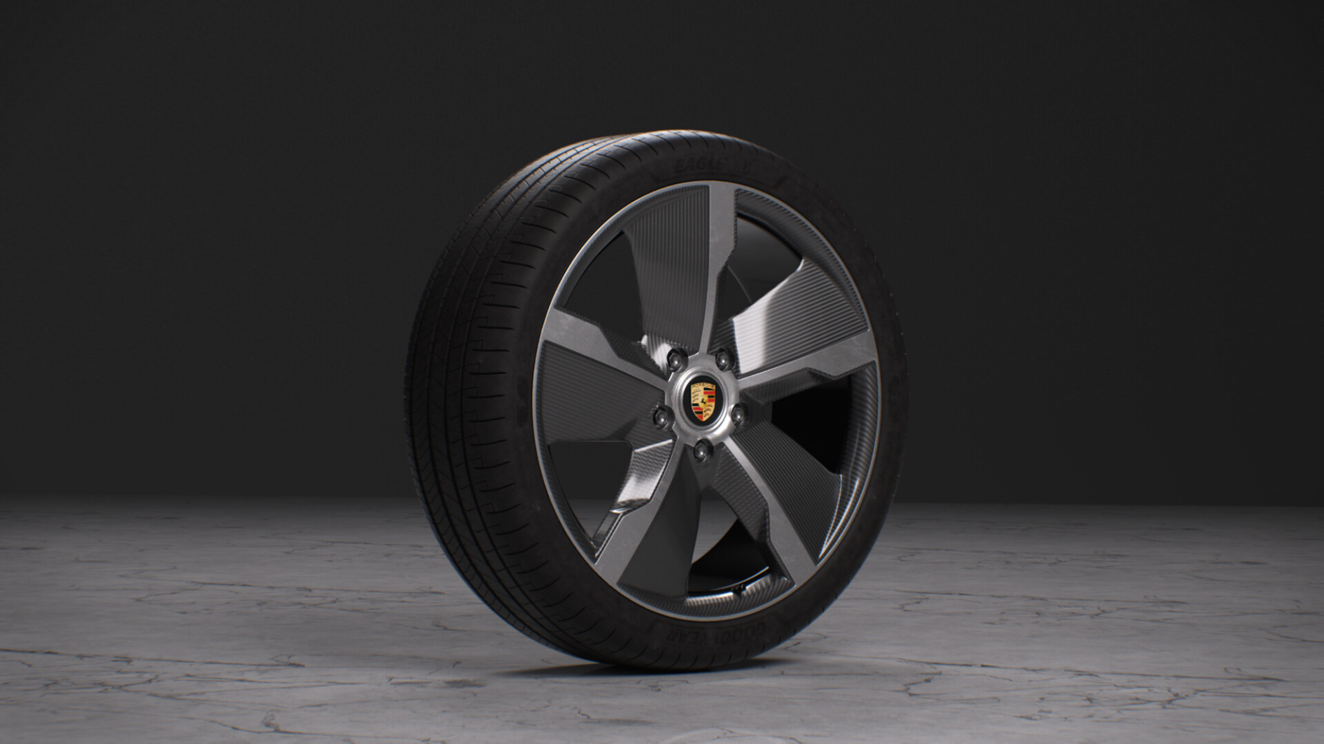 ArtStation - Porsche Wheel