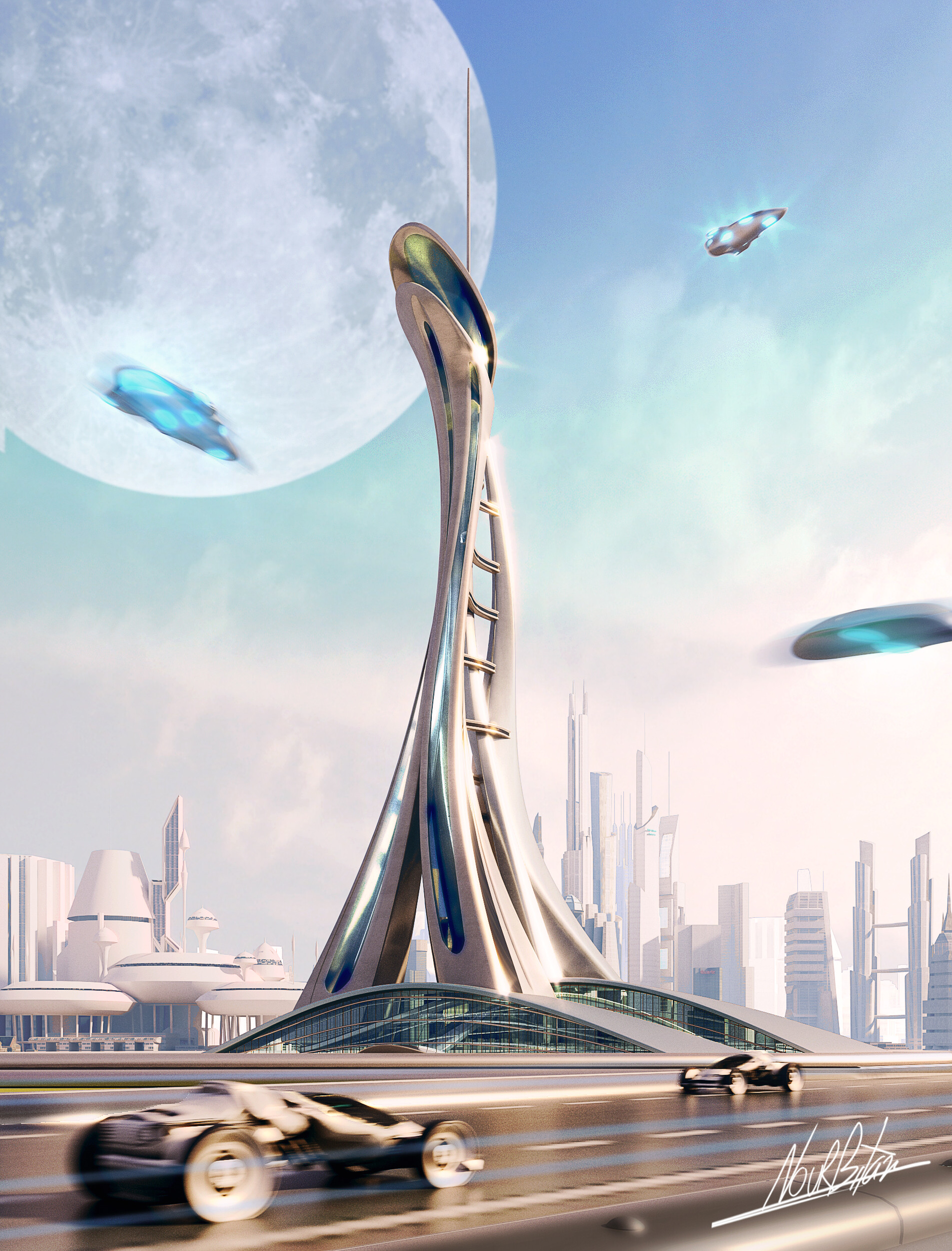 ArtStation - Sci_Fi environment concept design