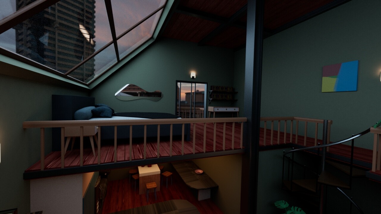 ArtStation - Comfy appartment - Summer Project