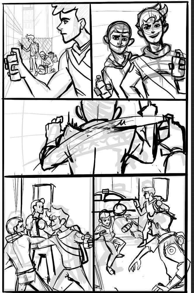 Ryan Catallo - Sync Comic: Layout Designs & Process