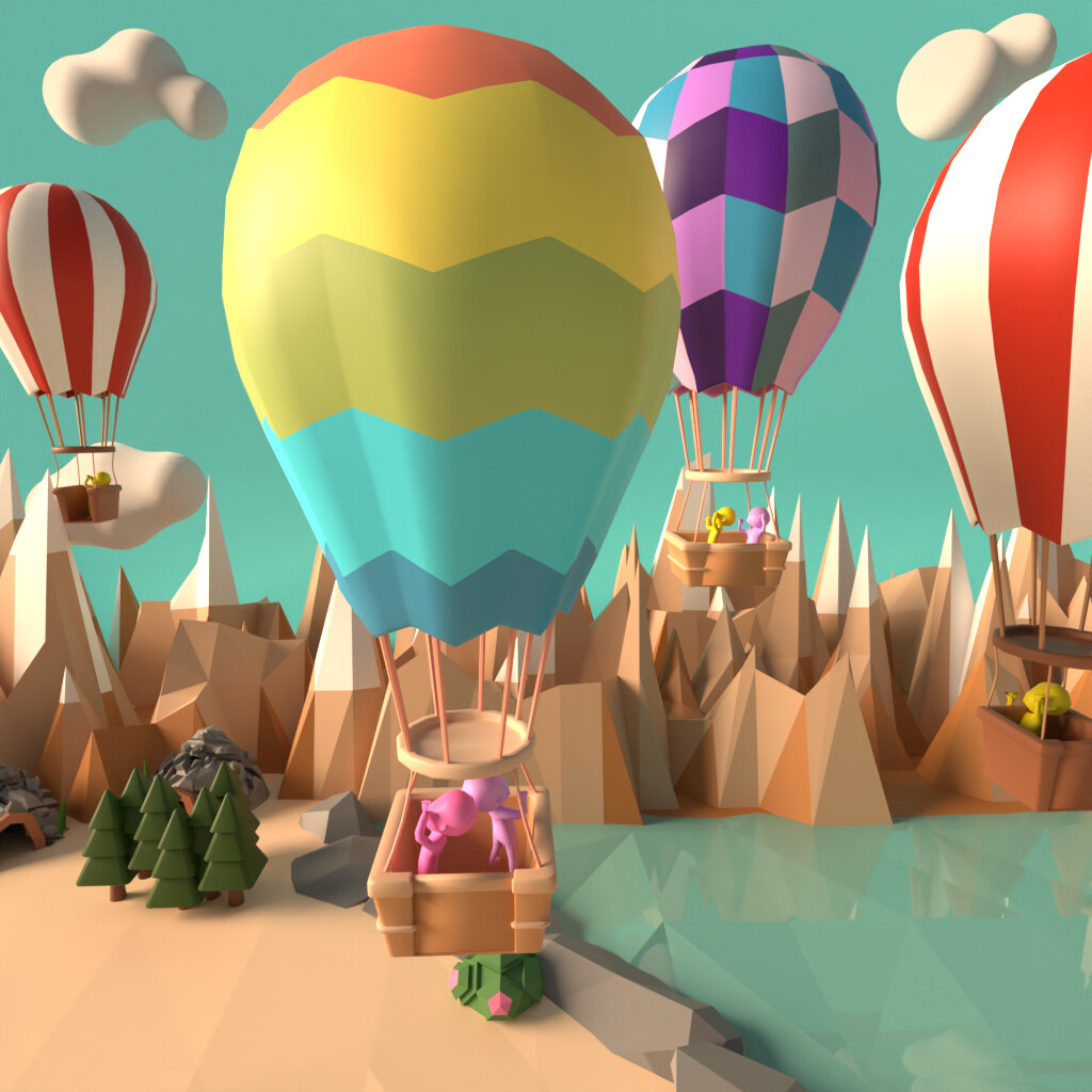 ArtStation - Balloon Tour