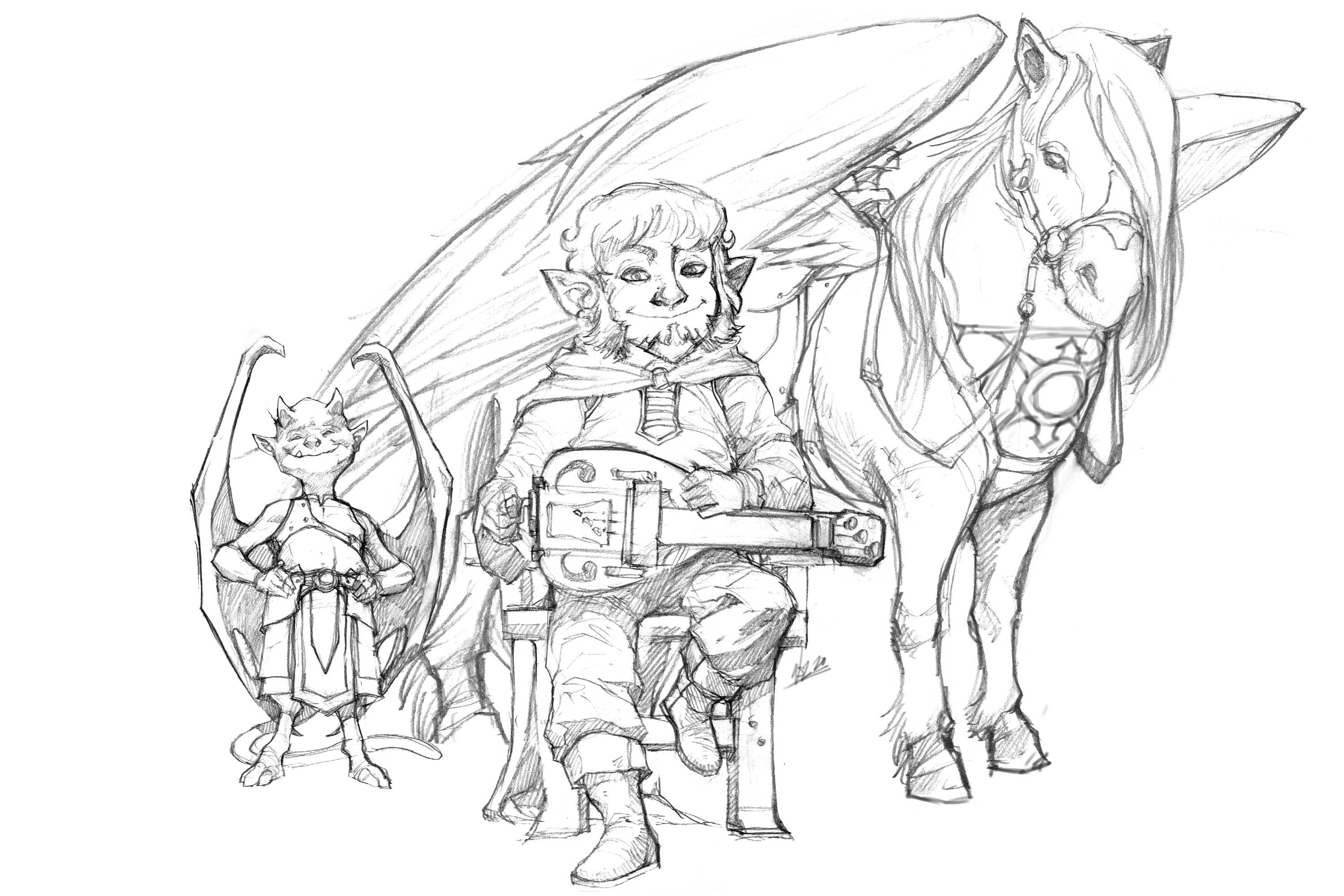 bard the hobbit coloring pages