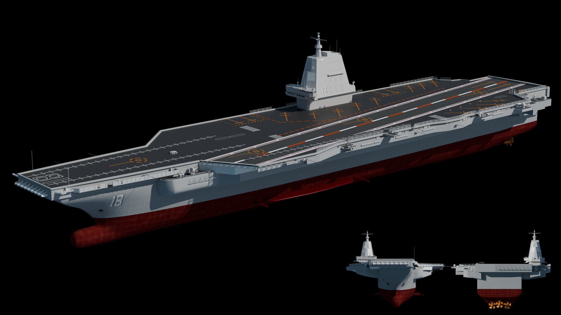 ArtStation - Chinese People Liberation Army Navy Type 003 Aircraft ...