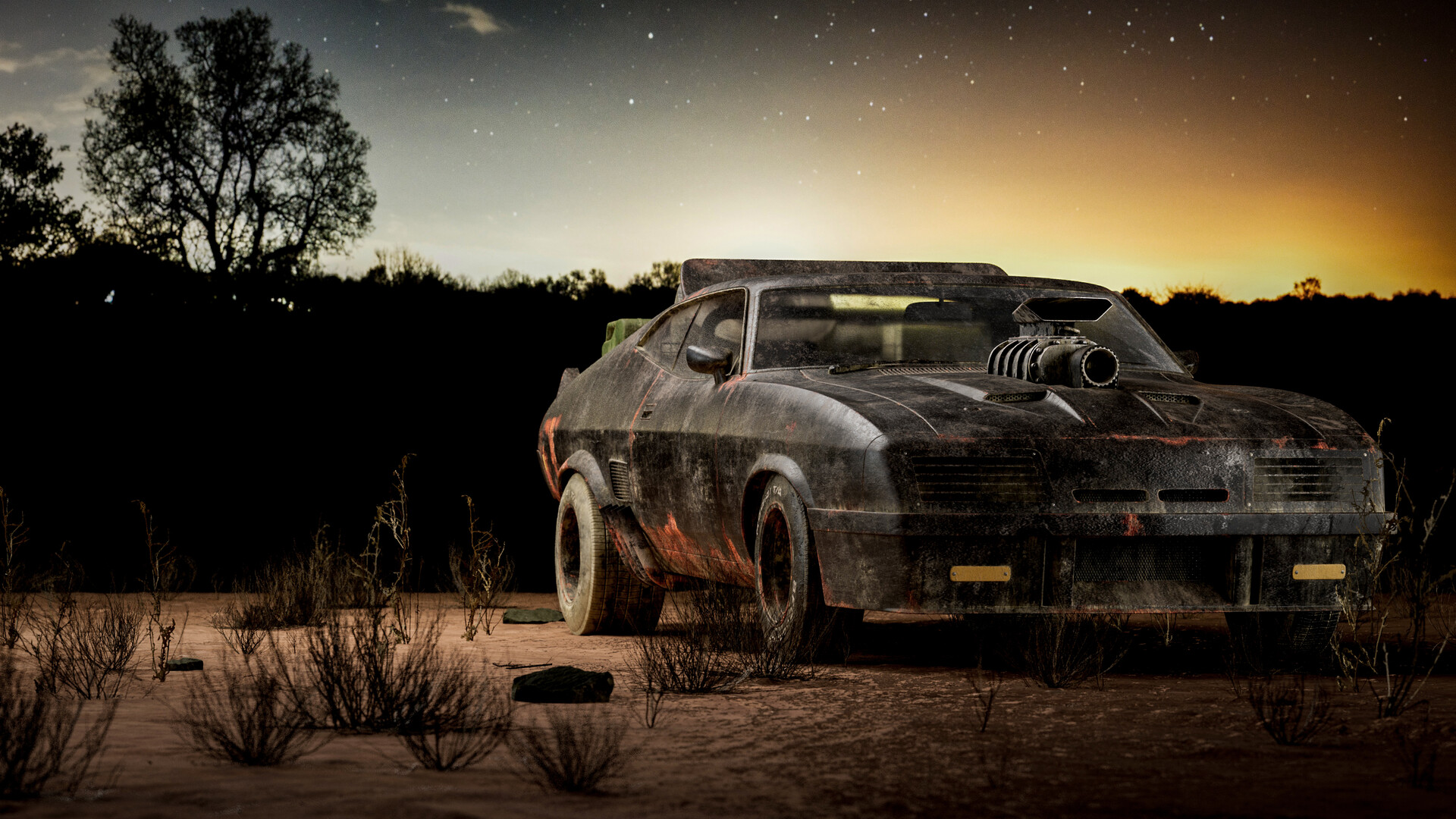 interceptor mad max wallpaper