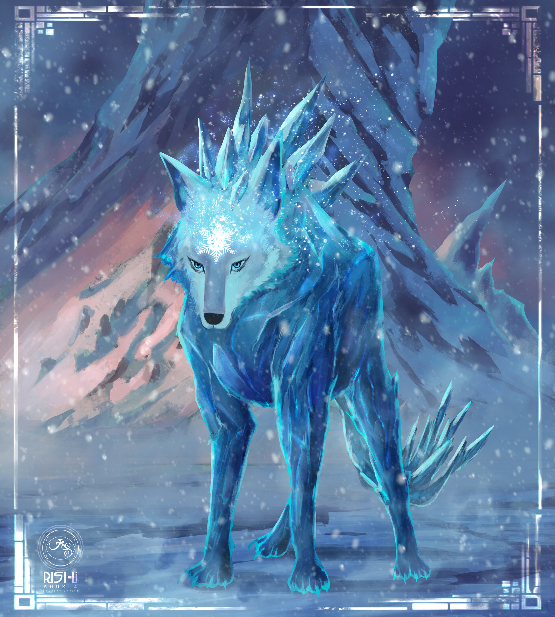 ice wolf wallpapers