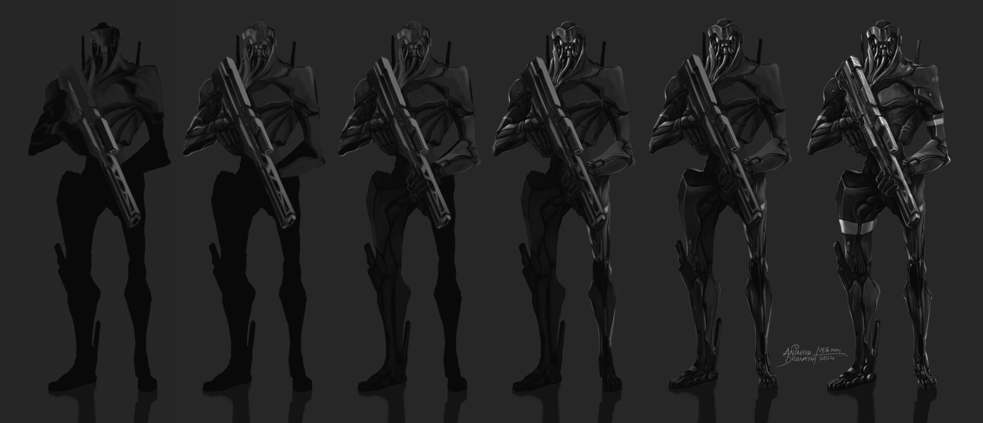 ArtStation - FUTURISTIC SOLDIER - CHARACTER DESIGN