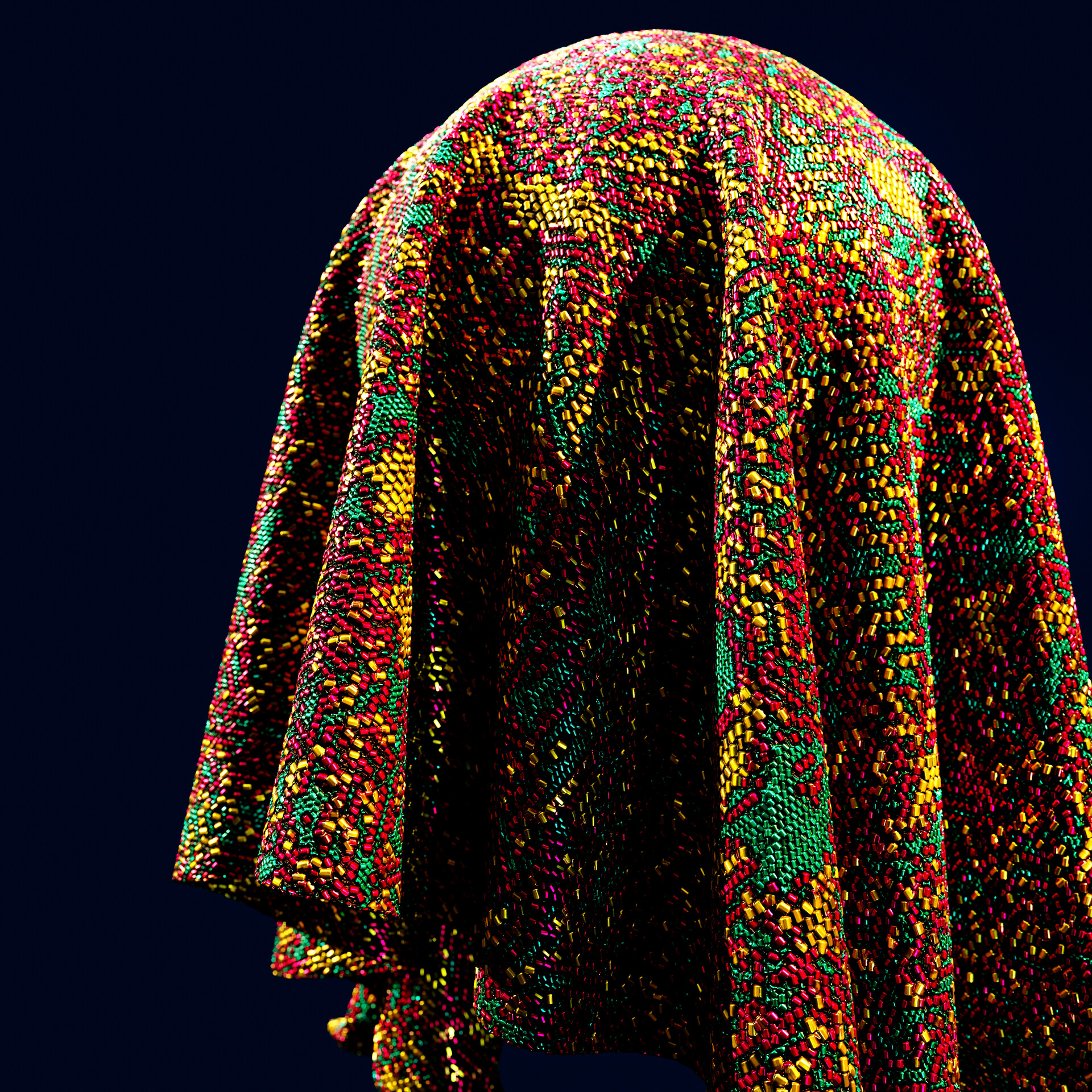 Mahsa.esfahani - beaded fabric!