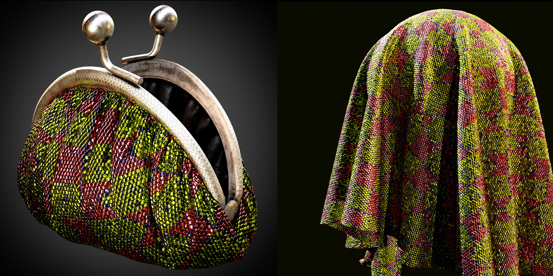 Mahsa.esfahani - beaded fabric!