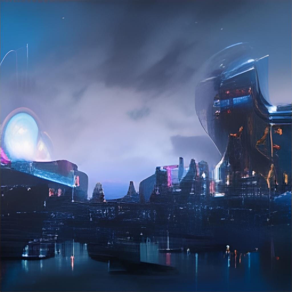 ArtStation - Futuristic cybernetic Moscow