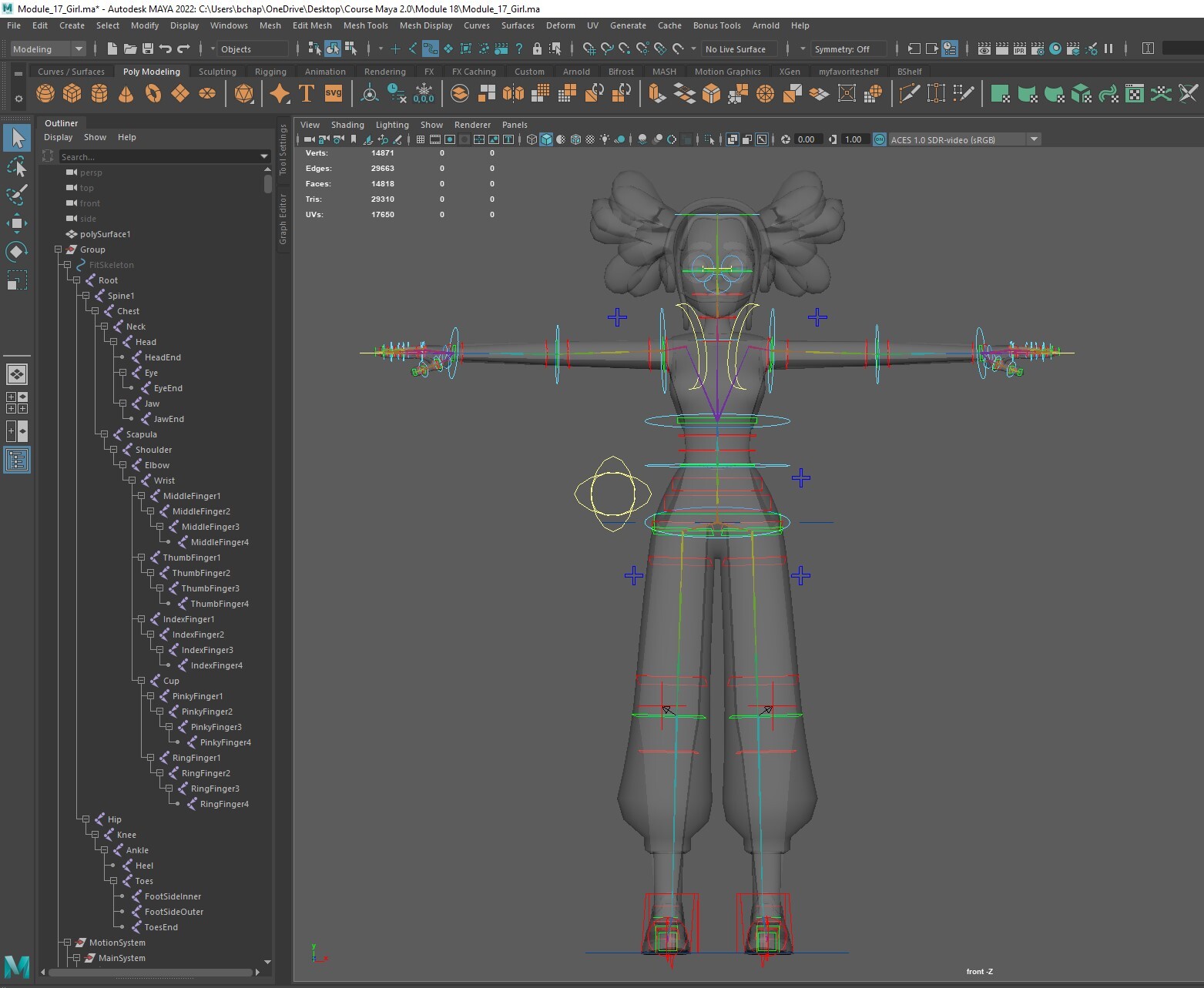 ArtStation - Animation Samba Dancing using Advanced Skeleton