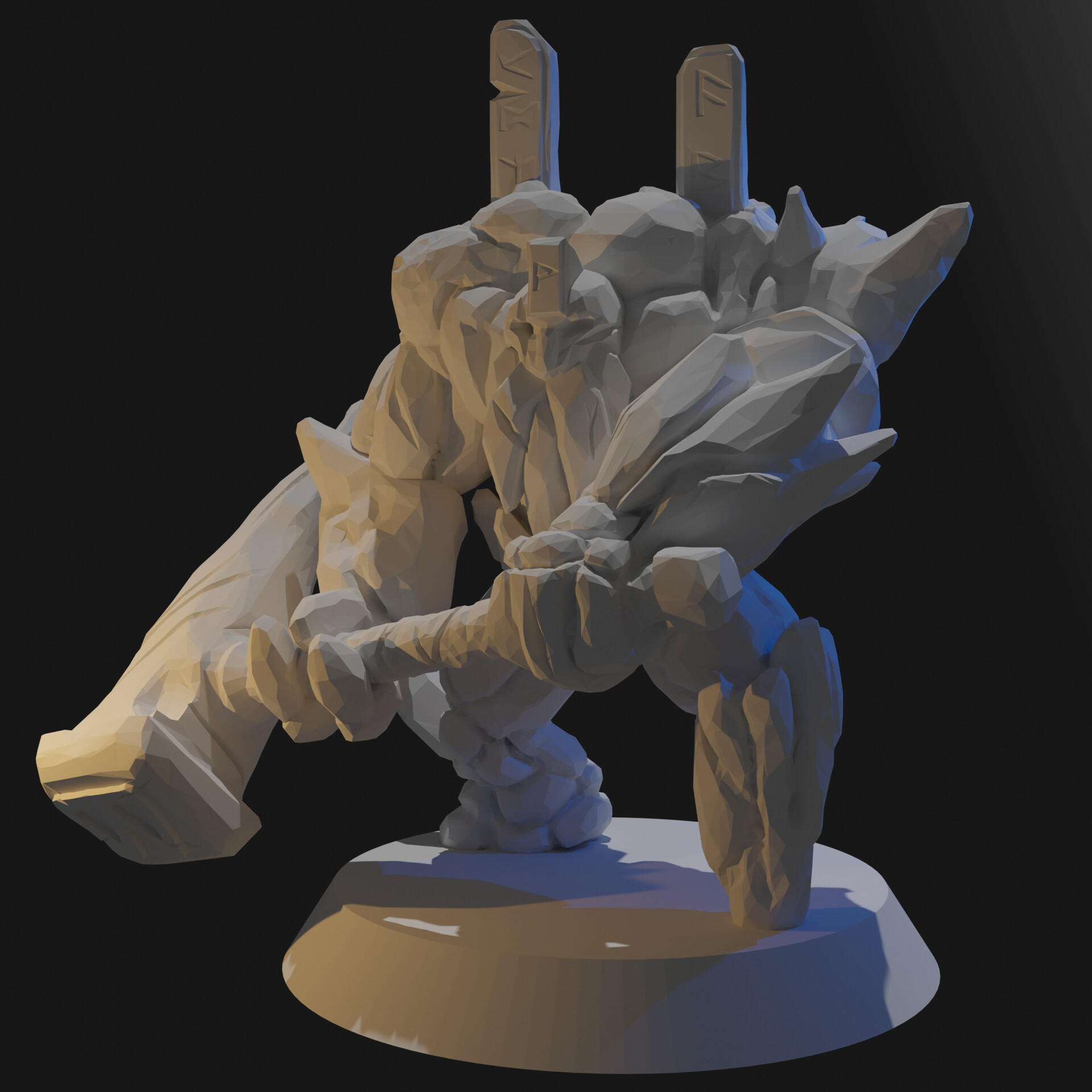 ArtStation - Dwarf Golem