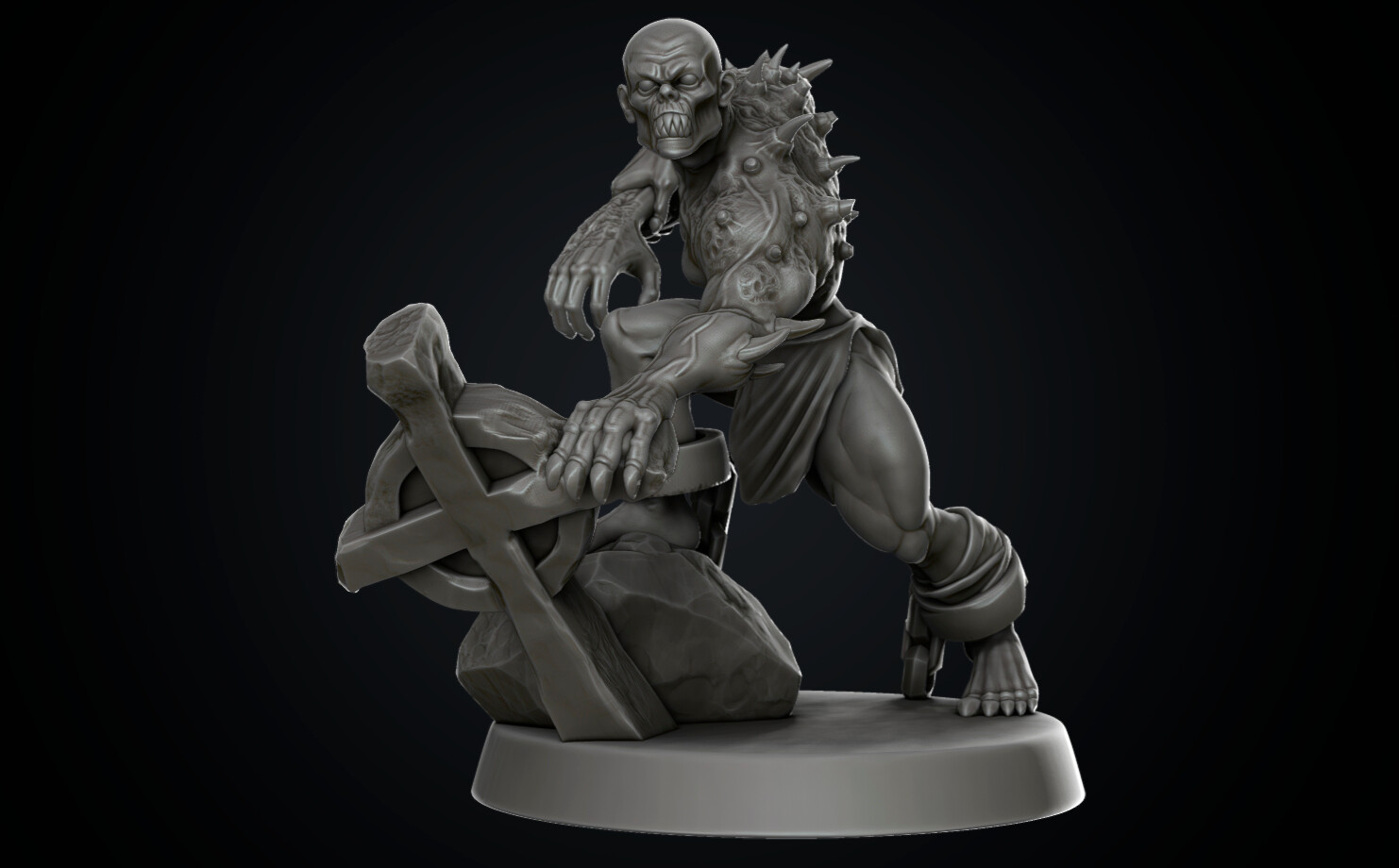 ArtStation - Ghoul miniature
