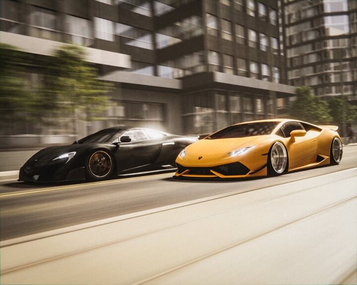 ArtStation - Lambo x Mclaren collab