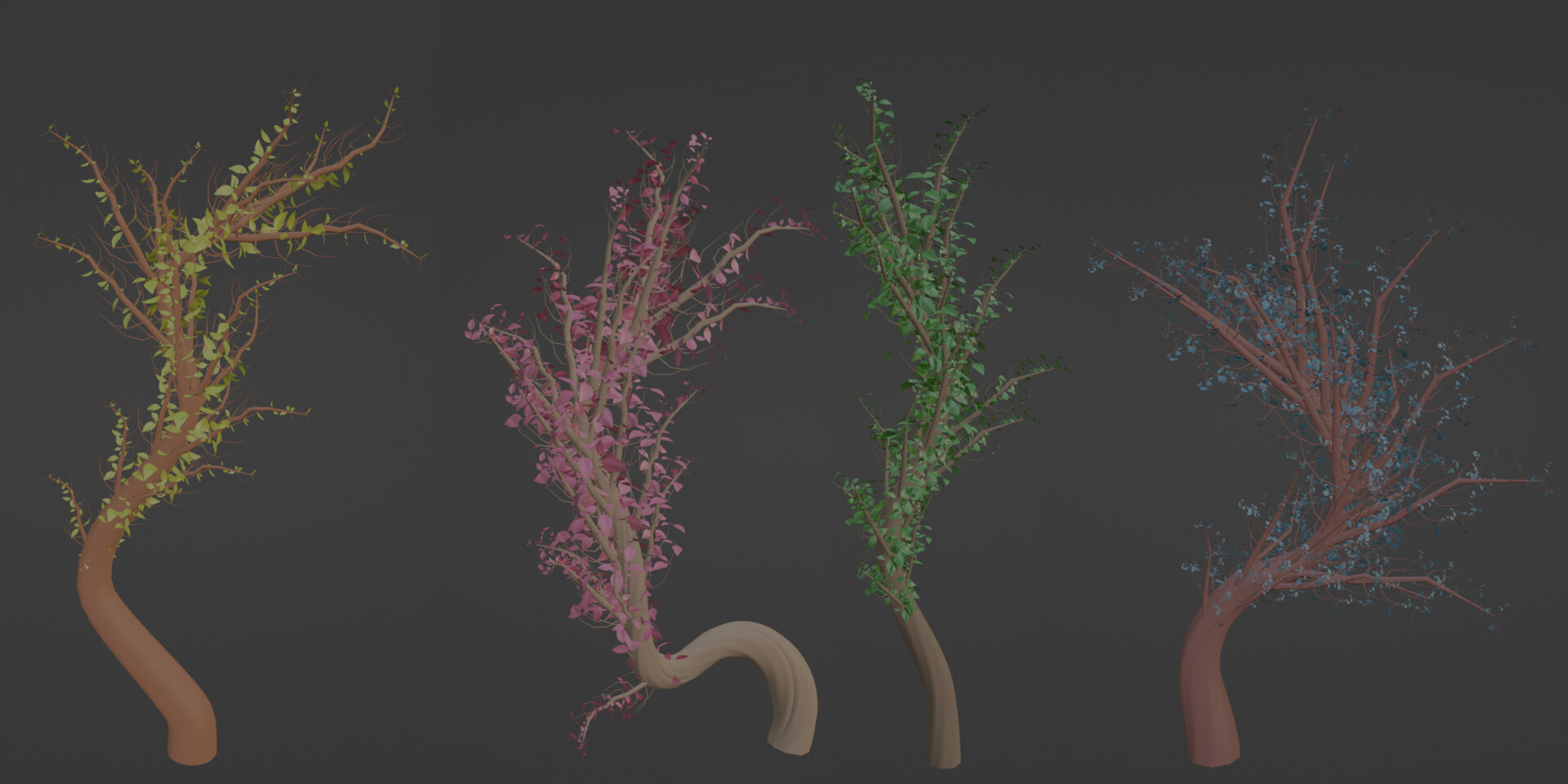 ArtStation - The trees generation