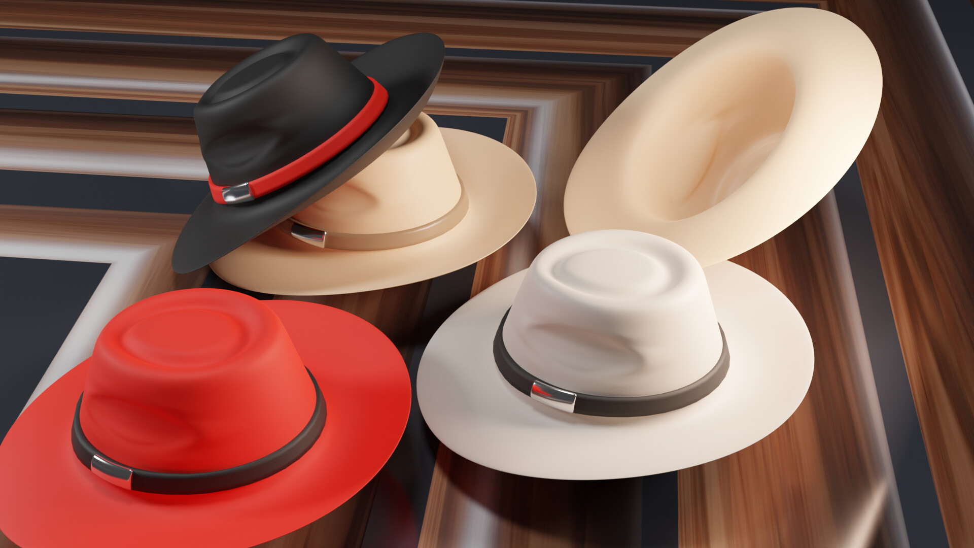 ArtStation - Hats 3D Model
