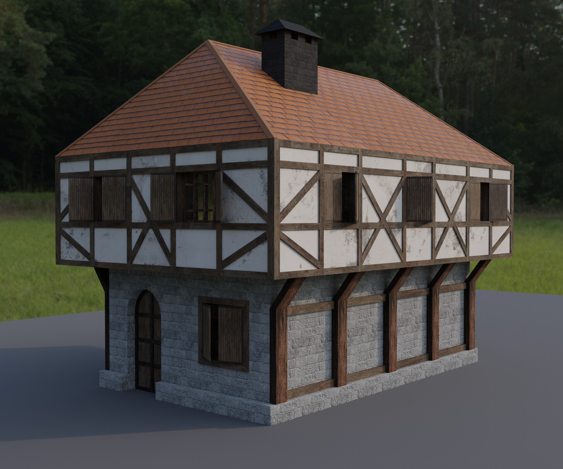 ArtStation - Medieval house