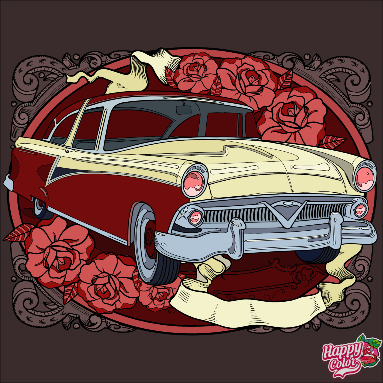 ArtStation - Retro Vintage Vector 60s 50s Automobile