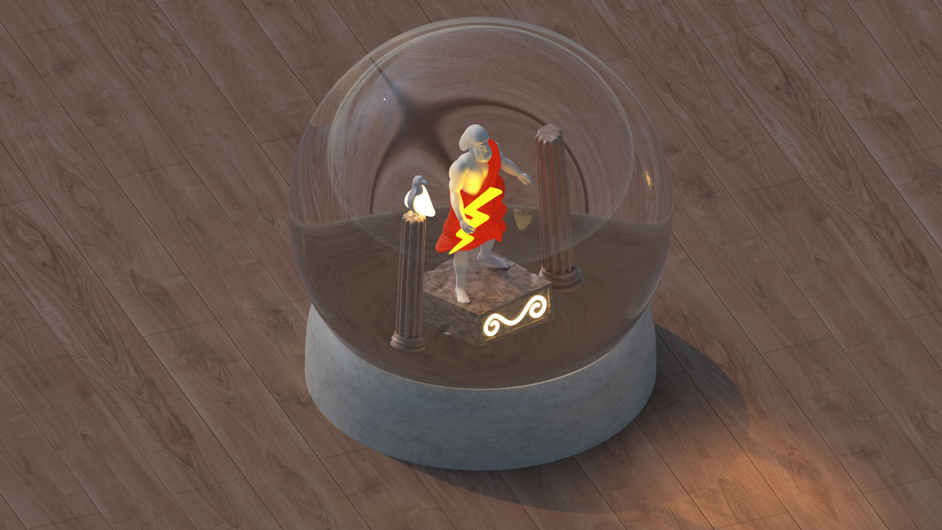 ArtStation - Zeus Table Lamp