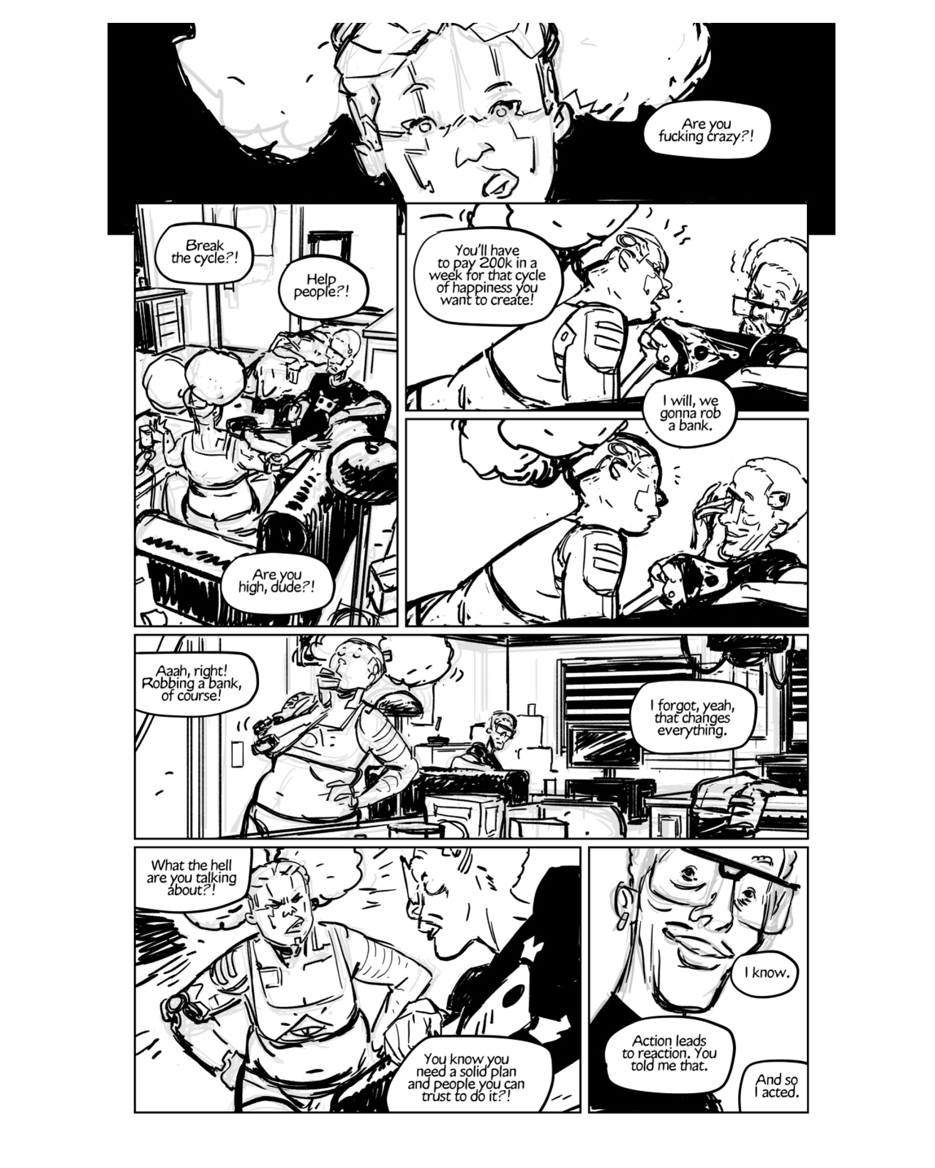 Roberto Ricci - Cyberpunk 2077 "Blackout" issue 2 (Pages)