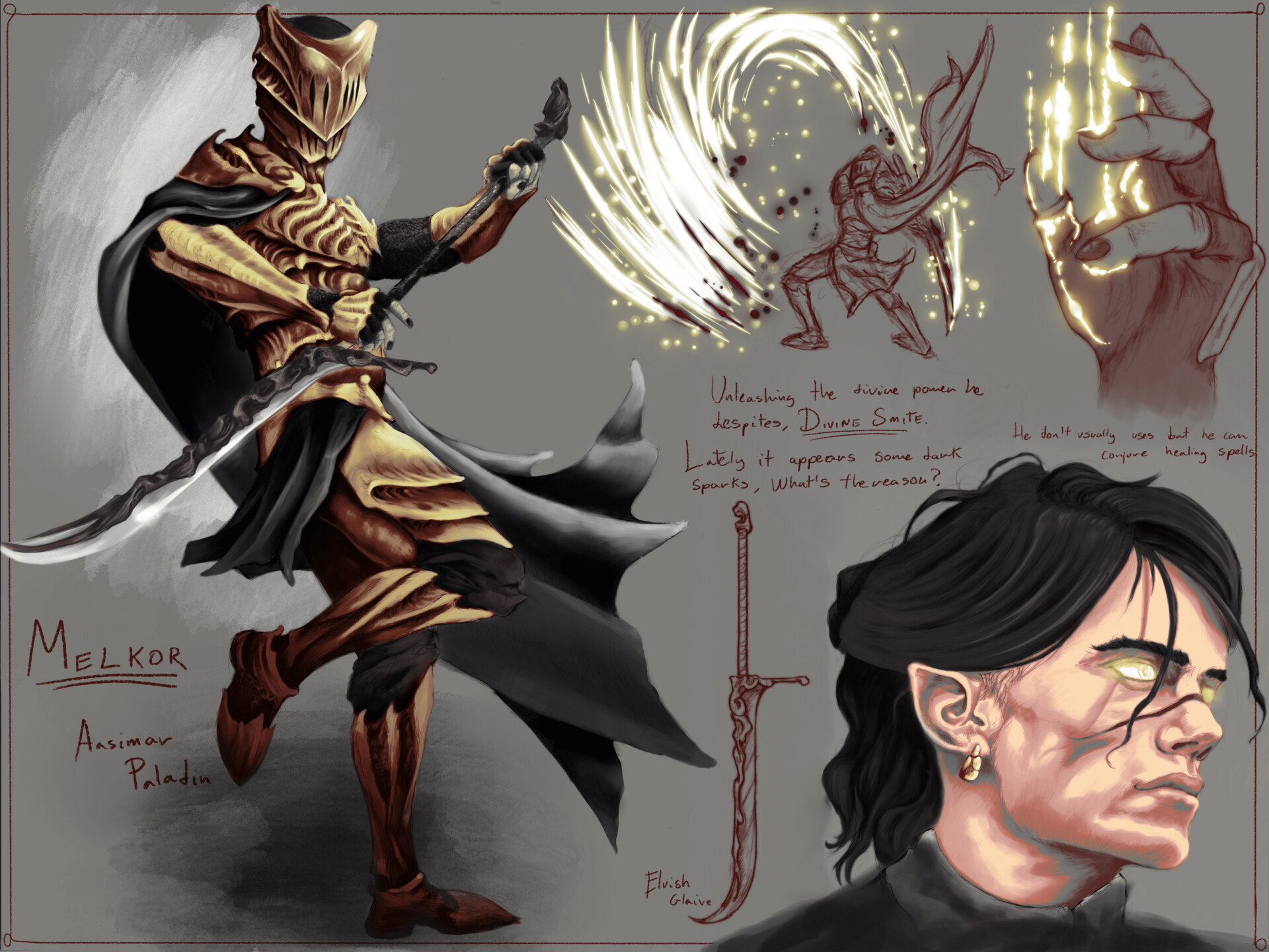 Artwork Of Aasimar Paladin Artwork Of Aasimar Paladin
