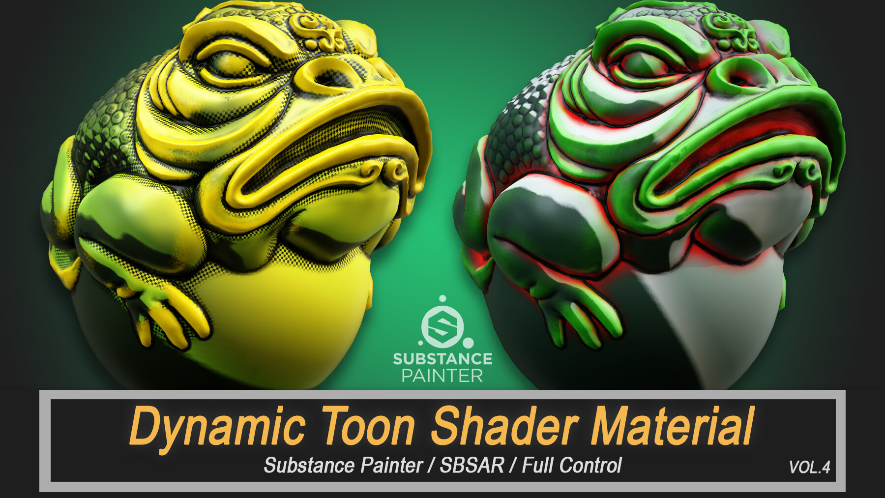 saleh darakhshan - Dynamic Toon Shader Material For Substance Painter ...