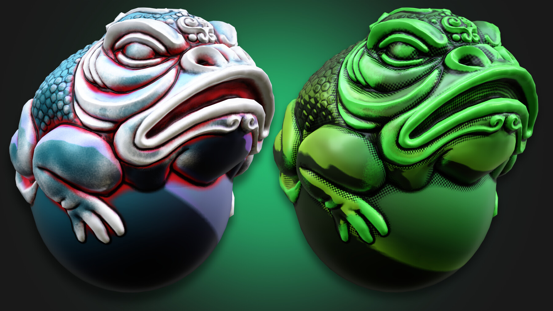 saleh darakhshan - Dynamic Toon Shader Material For Substance Painter ...