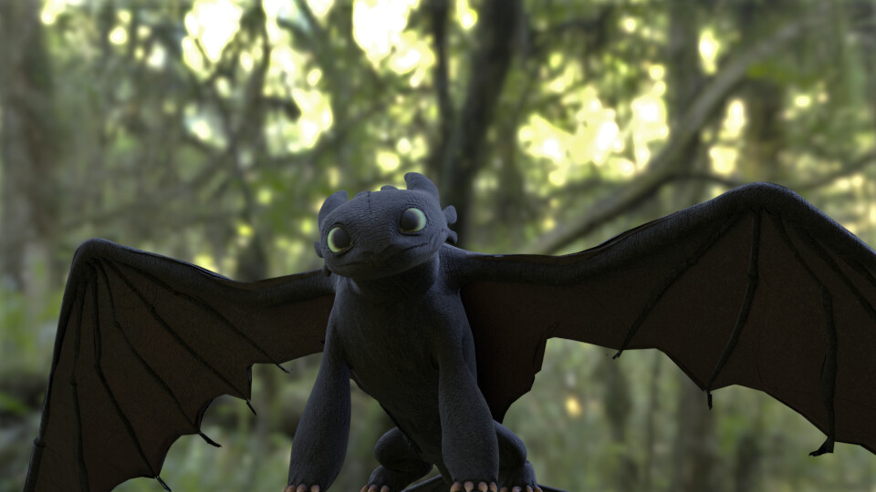 ArtStation - Toothless Rig