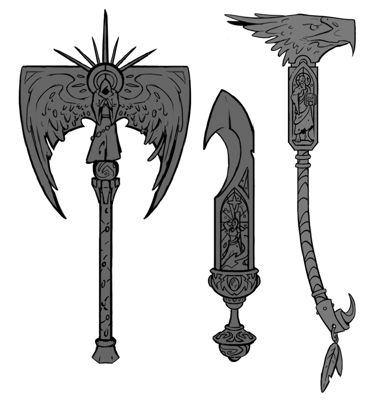 ArtStation - Weapon Props