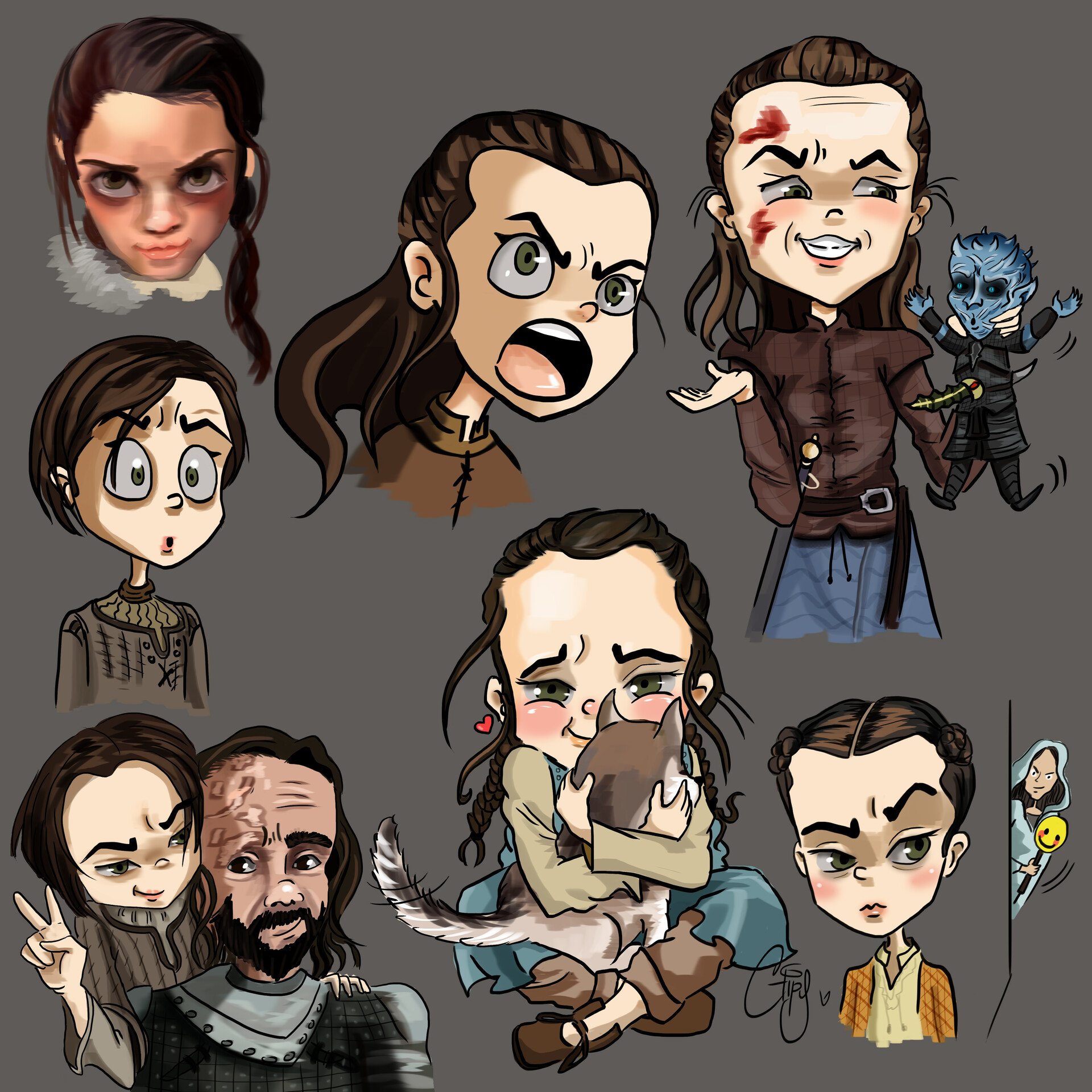 ArtStation - Arya Stark