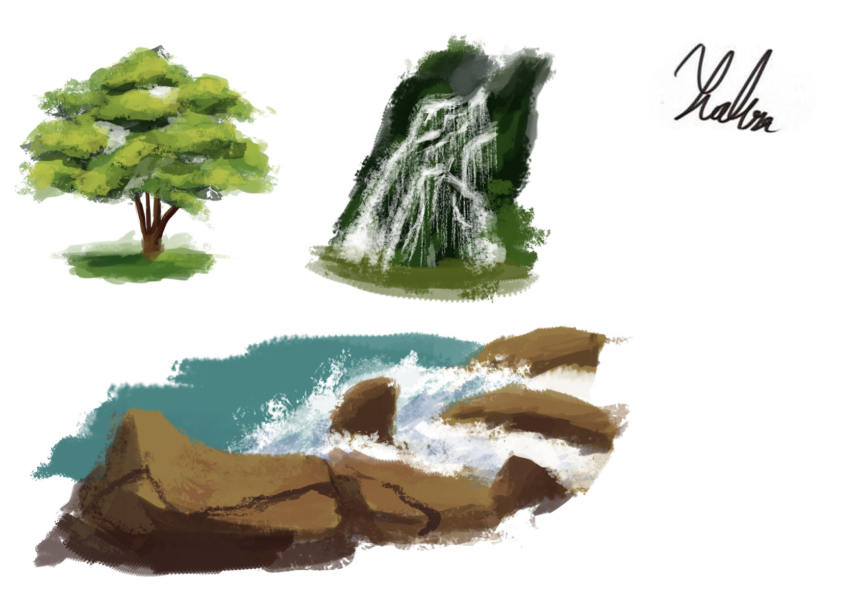 ArtStation - Nature sketch