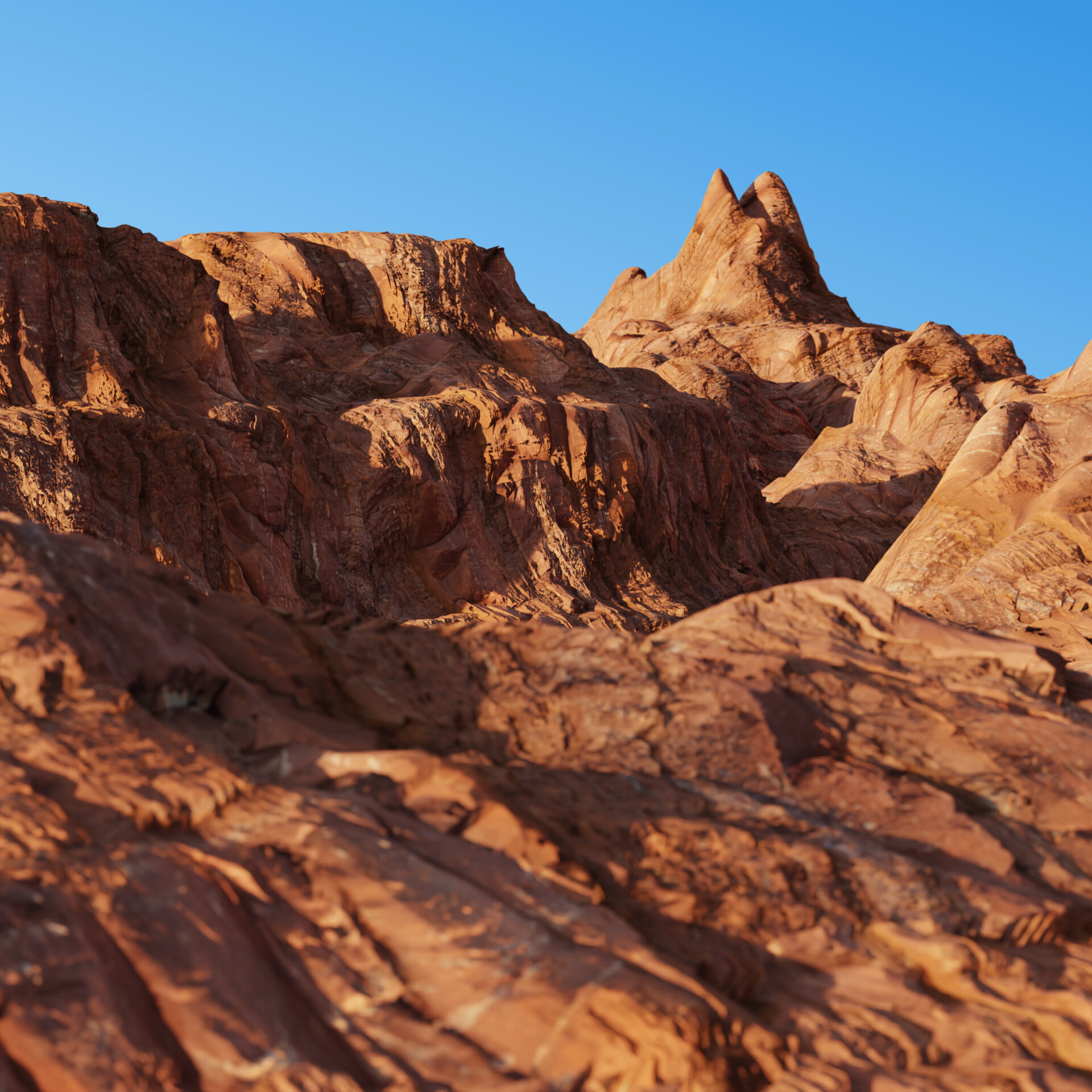 ArtStation - canyon texture study