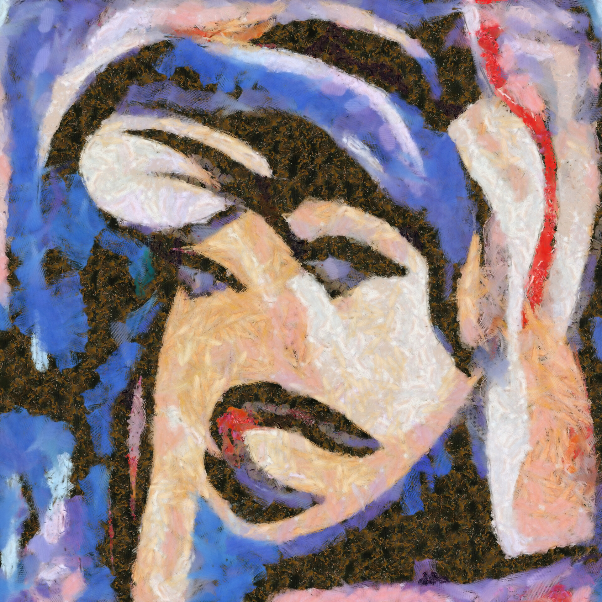 Bachir Reddioui - Lost emotional woman portrait