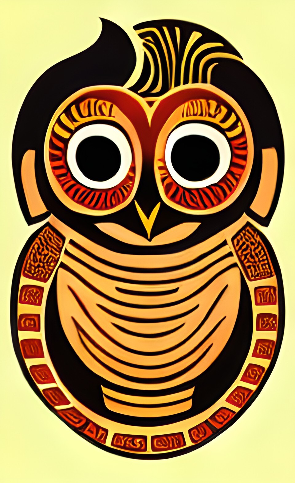 Aboriginal Art Animals Owl