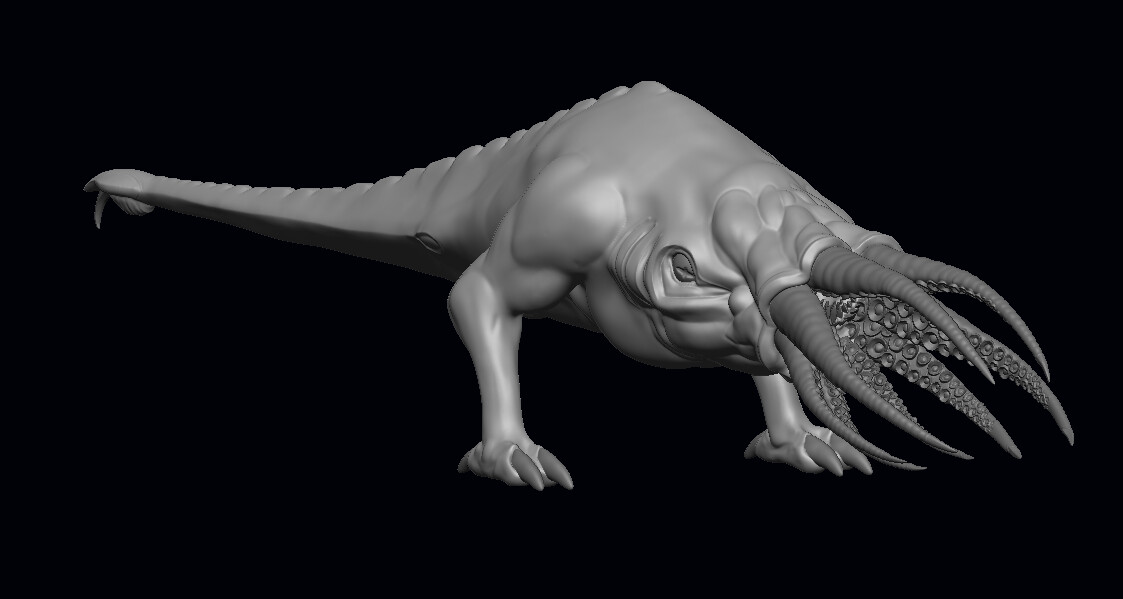 ArtStation - Bullsquid Recreation from Half-Life 1