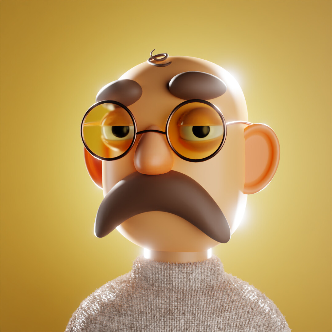 ArtStation - Moustache Man 3