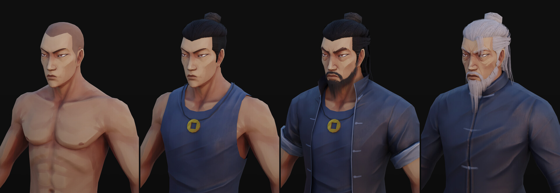 Rbrella_Art - (SIFU FANART) main character