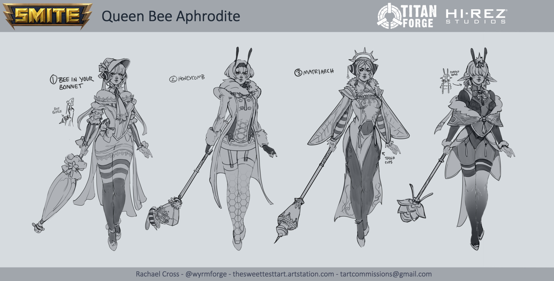 Rachael Cross - SMITE - Honey Bee Aphrodite & Fairy Dust Nu Wa