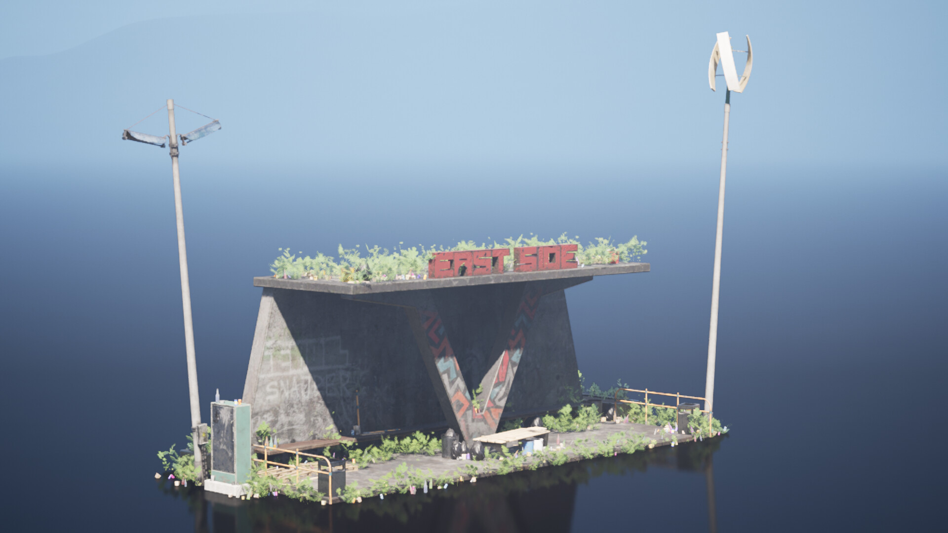 Evgenii Nikolskii - Cyberpunk Bus Stop