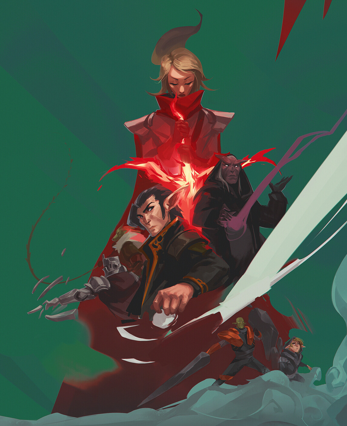 ArtStation - Elementera Book Cover