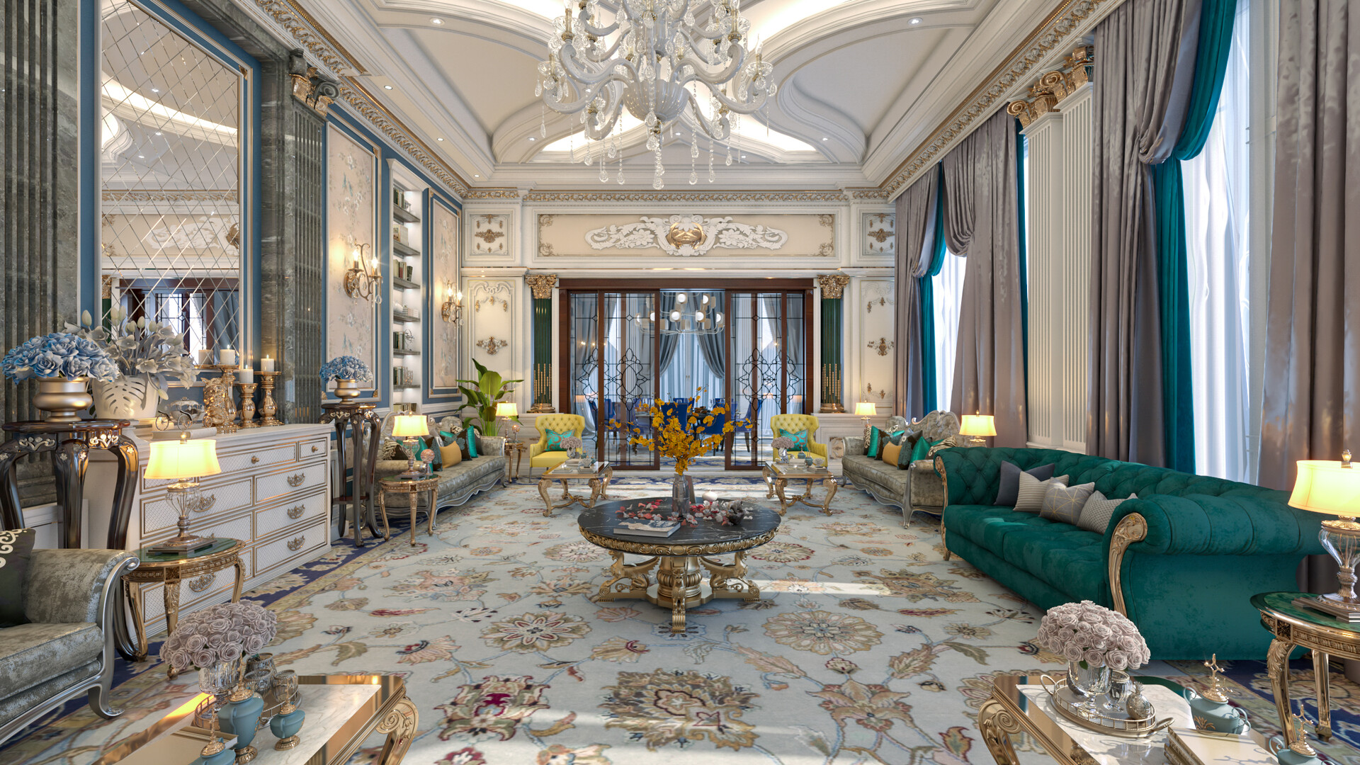 ArtStation - Majles & Dining Room ( Saudi arabia )