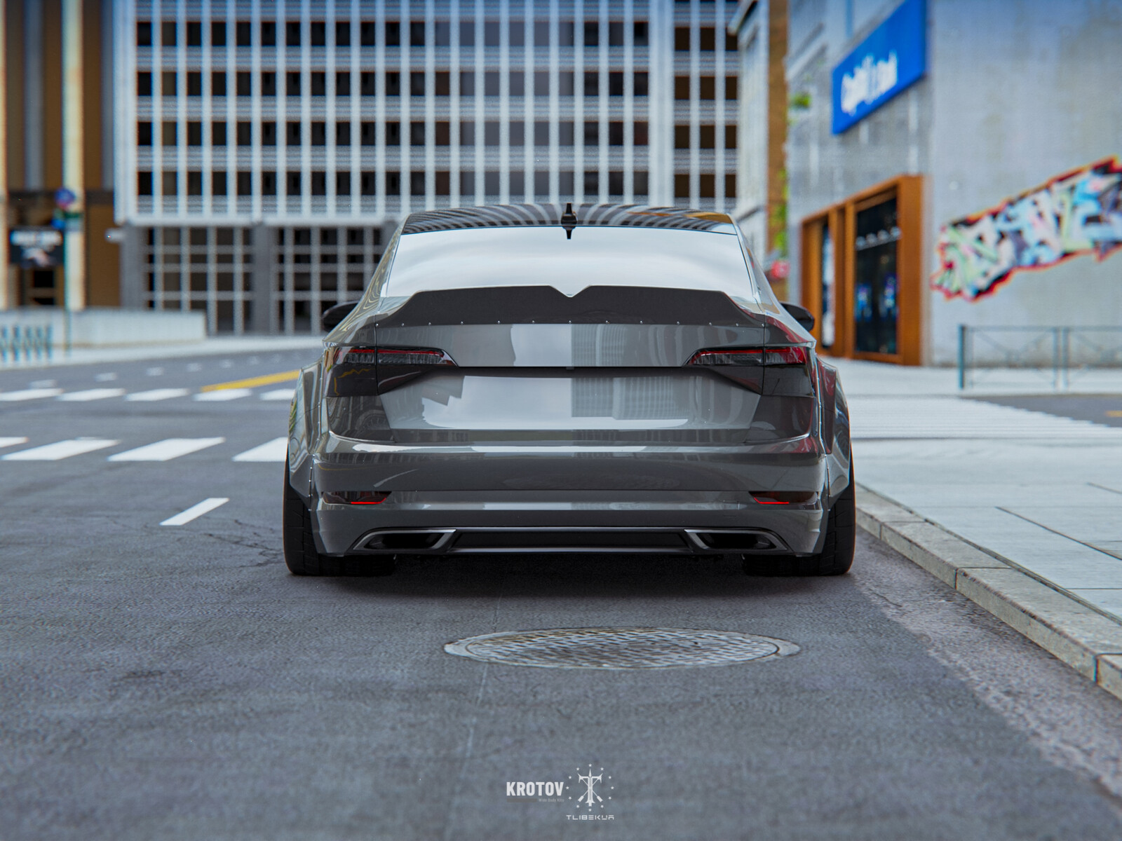 Kasim Tlibekua - VW Jetta (mk7) Widebody kit