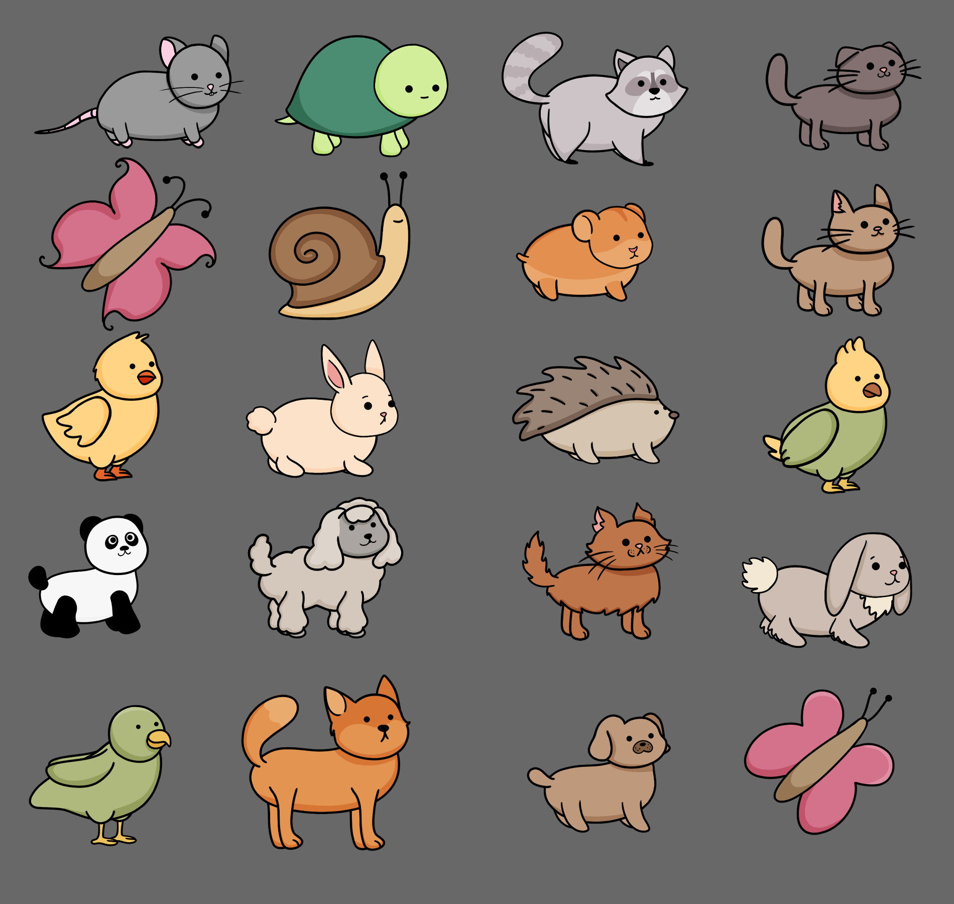 ArtStation - Pet designs for game