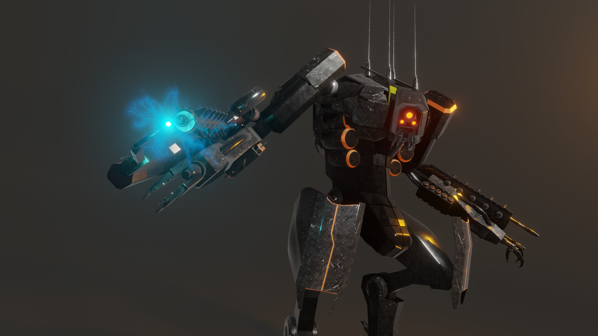 ArtStation - District 9 Mech concept By: Limbikani Phiri